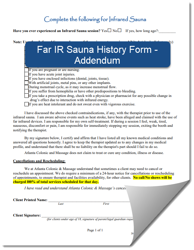 Infrared Sauna - ACM